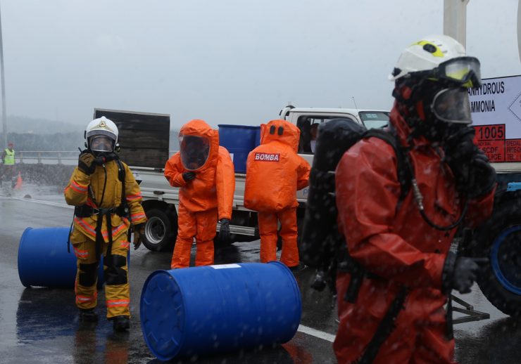 Chemical spill exercise to impact Tuas Second Link traffic - Citizens ...
