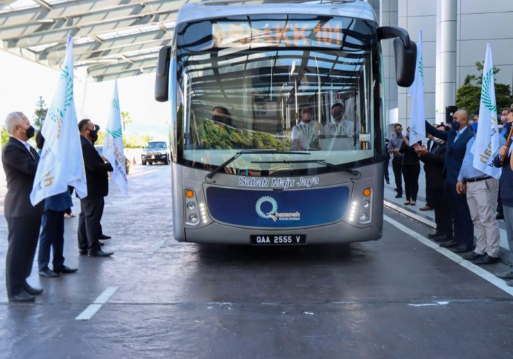 Electric bus pilot programme launched in Kota Kinabalu - Citizens Journal