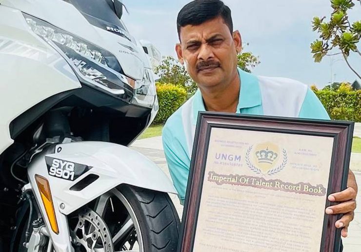 Nadarajan attempts longest standing ride in Ladakh, India - Citizens ...