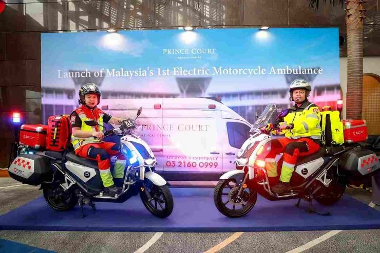 Prince Court launches first electric motorcycle ambulance - Citizens ...
